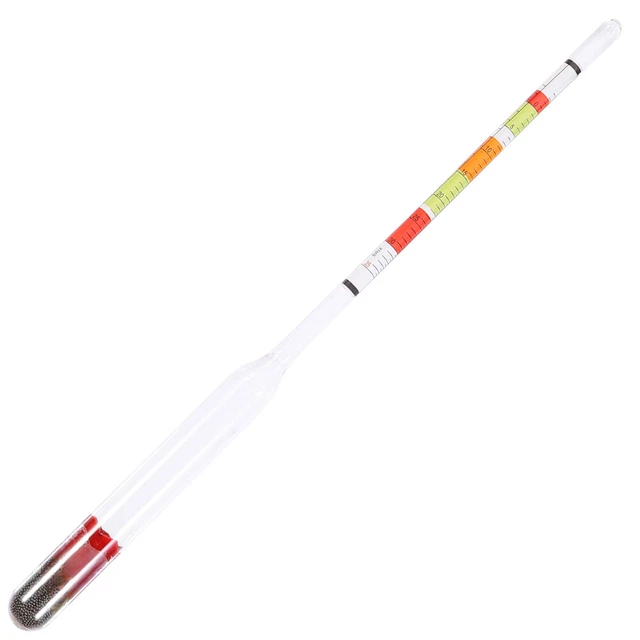 ALCOHOL HYDROMETER LIQUID Barometer Wine Making Kit Measuring Cups £6. ...