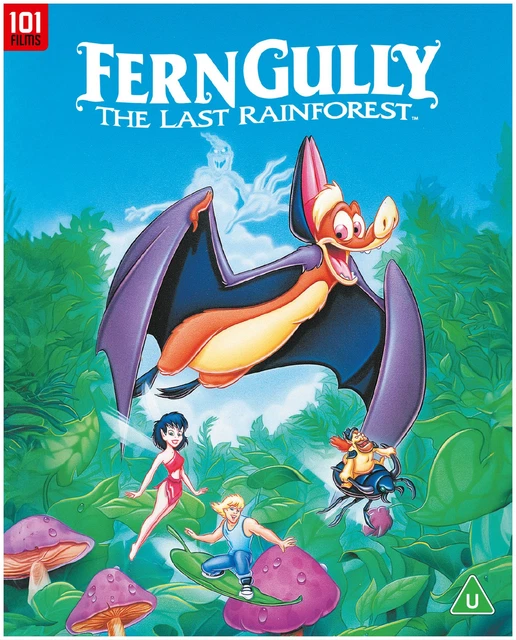 FERNGULLY: THE LAST Rainforest (Blu-ray) Tim Curry Robin Williams Bill ...
