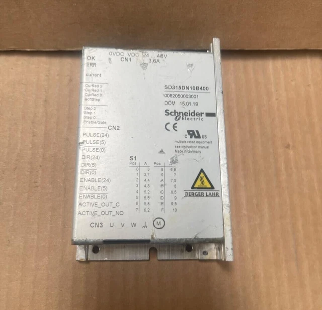 SCHNEIDER ELECTRIC - SD315DN10B400 - Lexium SD3 Series 3-Phase Stepper ...