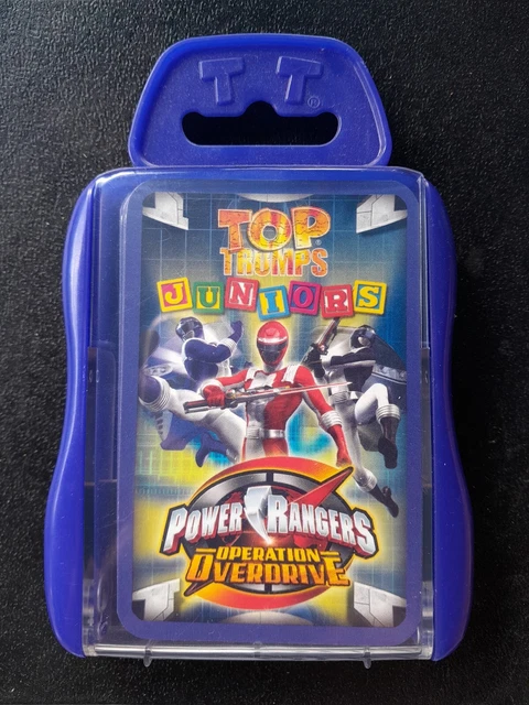 TOP TRUMPS JUNIORS Power Rangers Operation Overdrive Complete Pack 24 ...