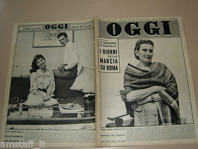 OGGI=1957/33=ELSA MARTINELLI=DISCHI VOLANTI=VICTOR Riesel=Rachele ...