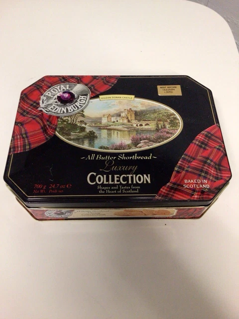 VINTAGE ROY EDINBURGH Empty Shortbread Tin £7.58 - PicClick UK