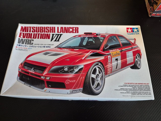 TAMIYA 1:24TH SCALE Mitsubishi Lancer Evolution V11 WRC Sealed Bags £44 ...