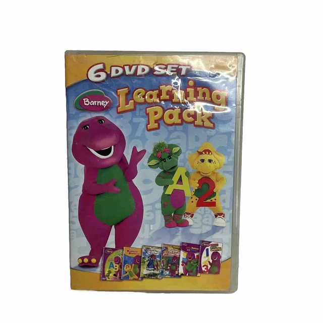 BARNEY LEARNING PACK 6-Show DVD 6-Disc Set £13.56 - PicClick UK