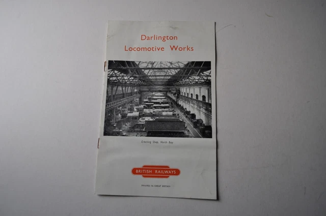 BRITISH RAIL DARLINGTON Locomotive Works Visitor Brochure EUR 11,59 ...