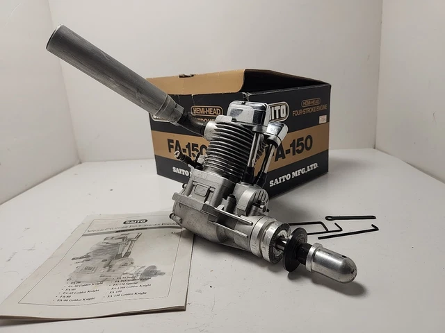 SAITO FA 150 Hemi Head Four Stroke Rc Engine £161.52 - PicClick UK