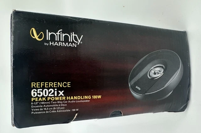 INFINITY BY HARMAN REF-6502ix - 6-1/2" Two-Way Car Audio speaker 180W ...