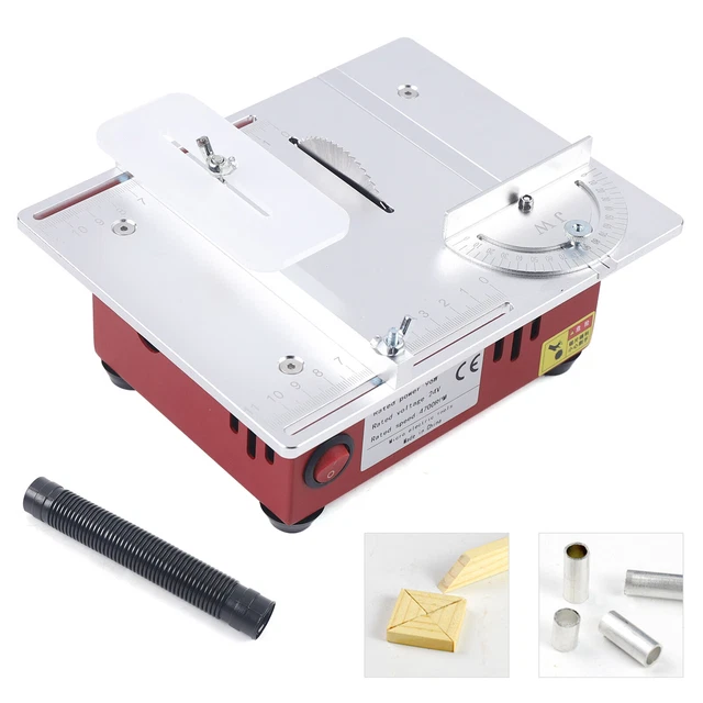 MINI SLIDING TABLE Saw Circular Blade Woodworking DIY Craft Cutting ...