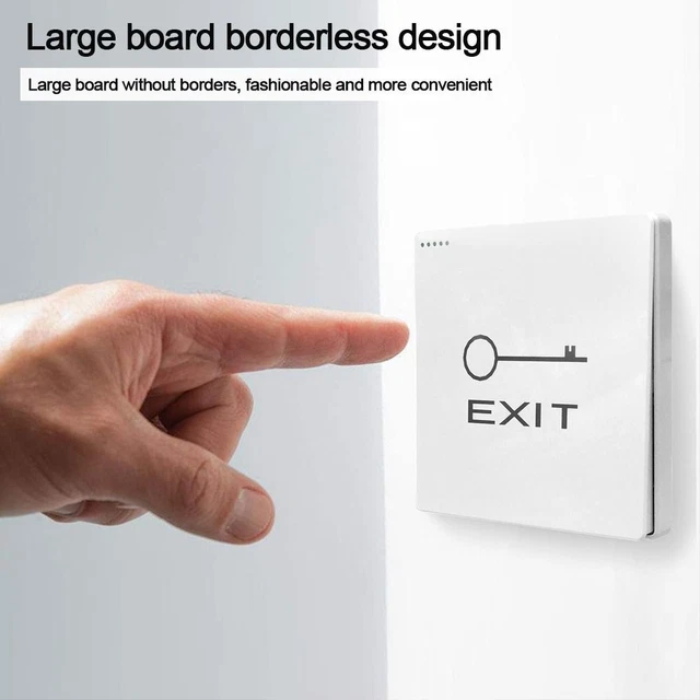 DOOR EXIT BUTTON Switch Electronic Door Lock Exit Button Access control ...