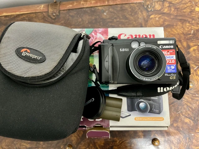 CANON POWERSHOT G5 5.0MP Digital Camera - Black $24.31 - PicClick