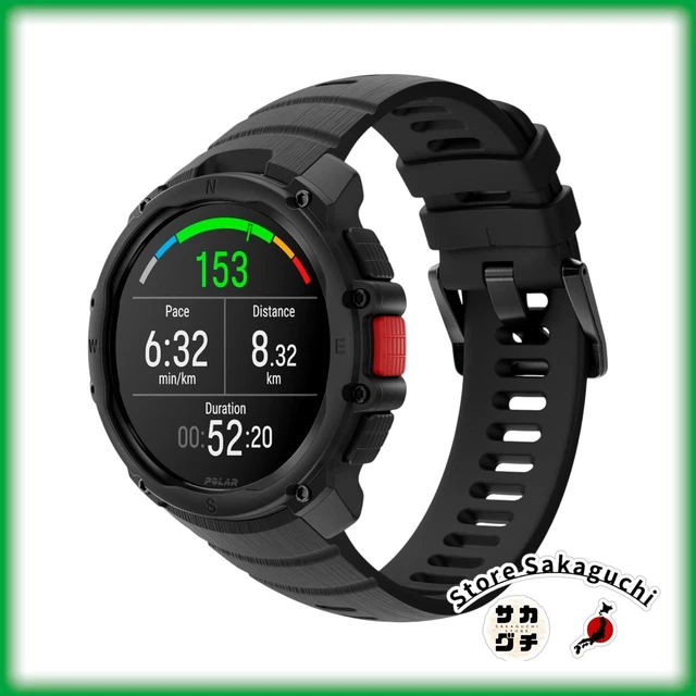 POLAR STREET X GPS Running Sport Watch Night Black AMOLED Display ...