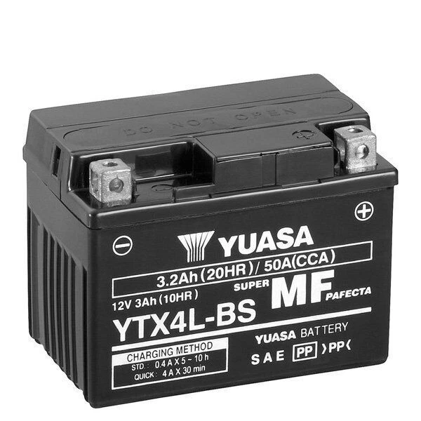 BATTERIE YUASA POUR Daelim SJ 50 E-Five 2004 - YTX4L-BS EUR 39,53 ...