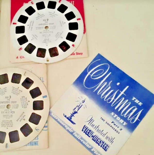 VINTAGE VIEW-MASTER VIEWMASTER The Christmas Story - 3 reels & 2 ...