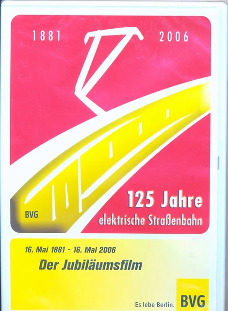 BVG BERLIN, DVD 125 Jahre Elektrische Strassenbahn, 2006 Der ...