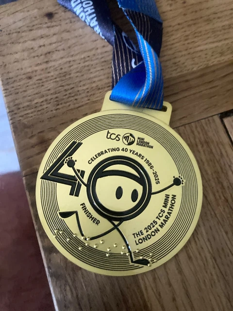 LONDON MINI MARATHON 2025 Finishers medal £21.48 - PicClick UK