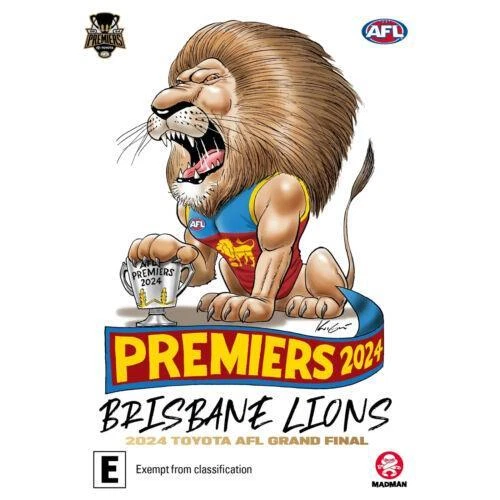 2024 TOYOTA AFL GRAND FINAL PREMIERS - BRISBANE LIONS - Region 4 DVD £ ... 2024 TOYOTA AFL GRAND FINAL PREMIERS - BRISBANE LIONS - Region 4 DVD £ ...