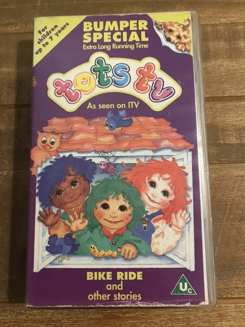 TOTS TV BIKE Ride & Other Stories VHS Video Bumper Special Orig Poster Included EUR 18,75 ...