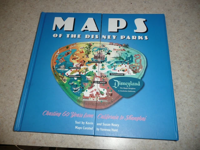 BOOK MAPS OF the Disney Parks: Charting 60 Years from California to ...