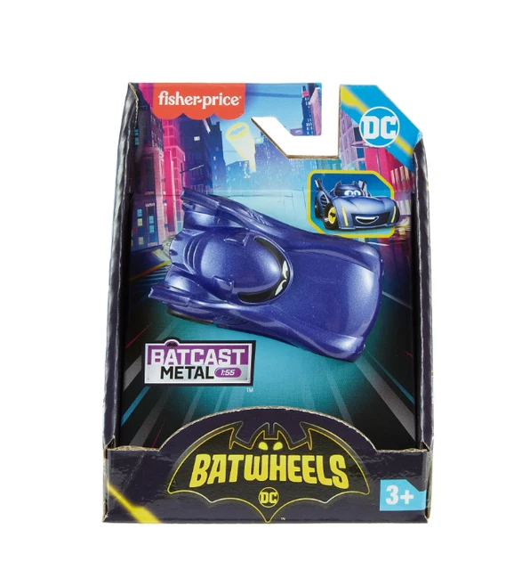DISNEY FISHER-PRICE DC Batwheels Bam the Batmobile Diecast Vehicle Car ...