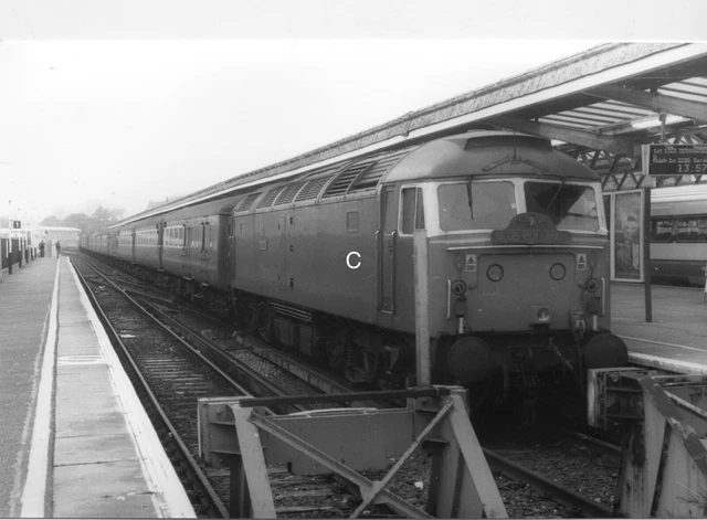 BRITISH RAILWAY B.R Photograph - Class 47 47709 Blue Pullman Weymouth ...