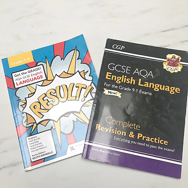 TWO AQA GCSE ENGLISH LANGUAGE GRADE 9-1 REVISION STUDY GUIDES £5.70 ...