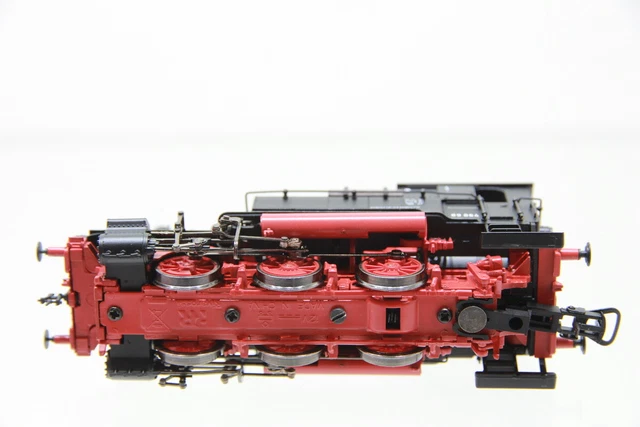 LOCOMOTIVE À VAPEUR locomotive tender analogique DC HR2044 DB 98 684 H0 Rivarossi H2044 Bahn 98 ...