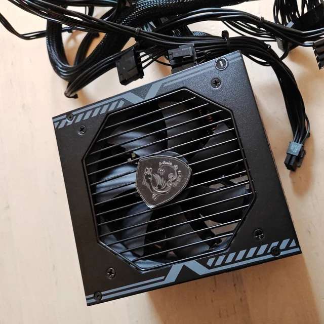 MSI MAG A650BN 650W 80 Plus Bronze ATX Power Supply Unit with UK Plug £ ...