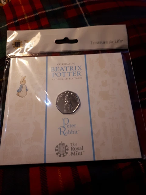 2019 50P Peter Rabbit Beatrix Potter In Original Royal Mint Packaging £ ...