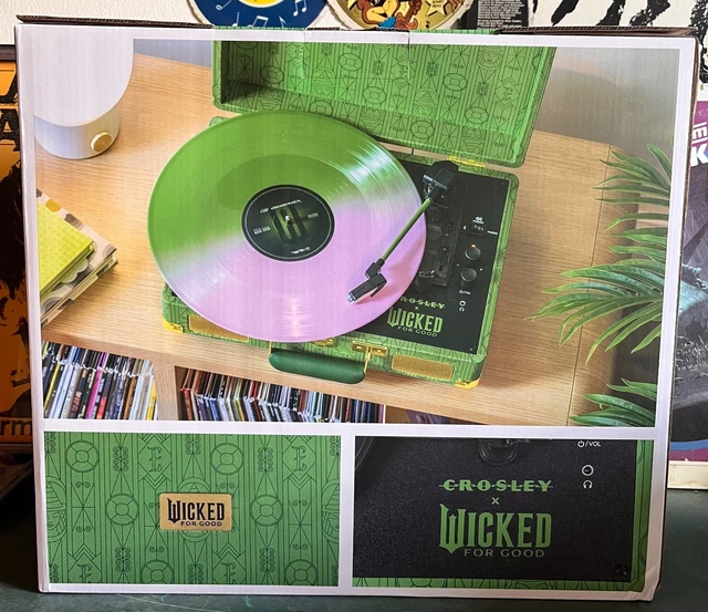 CROSLEY X WICKED For Good Elphaba Turntable Record Store Day RSD 2025 ...