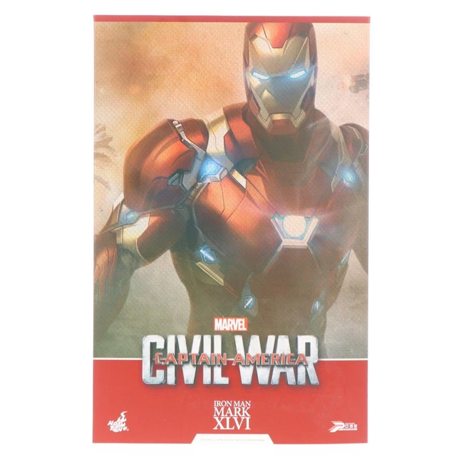 FIGURA DE ACCIÓN Hot Toys Civil War Iron Man Mark 46 Power Pose EUR 187 ...