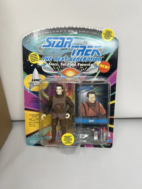 FIGURINE ARTICULÉE STAR Trek Next Generation Lore Data's Brother 1993 ...