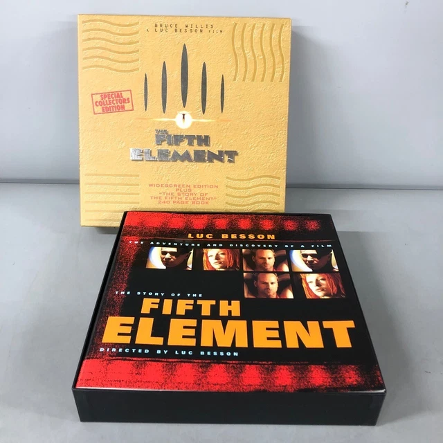 THE FIFTH ELEMENT Special Collectors Widescreen Edition VHS & Book ...