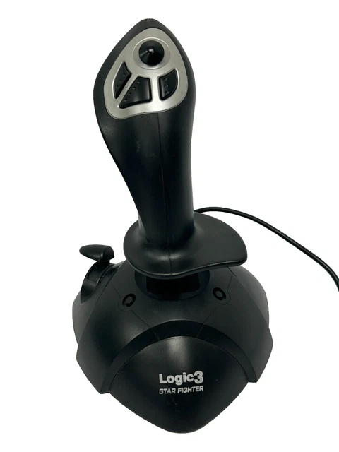 LOGIC3 STAR FIGHTER Joystick For PC (USB) Microsoft Flight Simulator ...