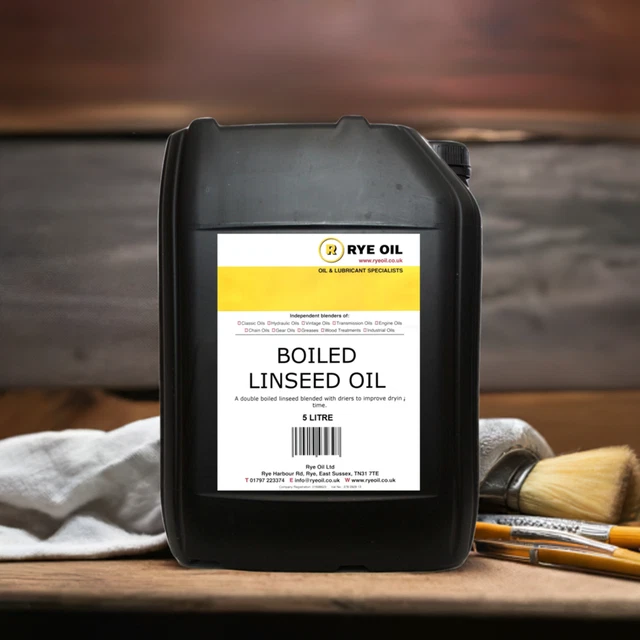 BOILED LINSEED OIL 5L 5 litre £29.00 - PicClick UK
