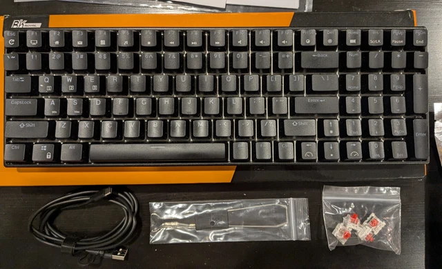 RK ROYAL KLUDGE RK100 RGB Keyboard | Linear Red Switches | Boxed ...