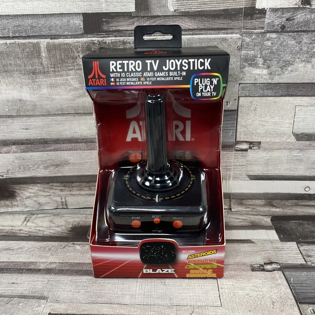 Atari Retro Tv Joystick Plug N Play Game Console 10 Classic 80s Built In Games £1791 Picclick Uk