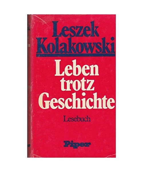 LEBEN TROTZ GESCHICHTE. Lesebuch, Leszek Kolakowski EUR 5,69 - PicClick DE