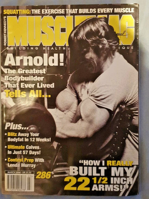 MUSCLEMAG INTERNATIONAL MAGAZINE - Arnold schwarzenegger #286 - March ...