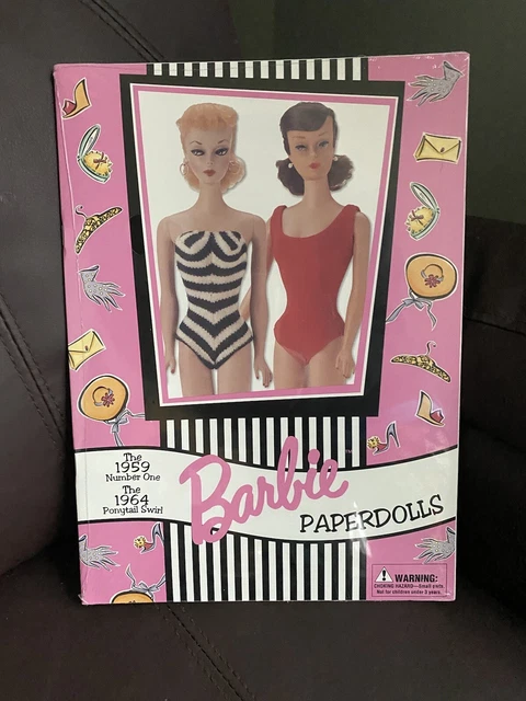 VINTAGE BARBIE PAPER Dolls The 1959 Number One And The 1964 Ponytail ...