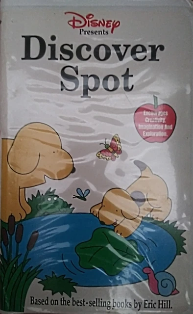 DISNEY DISCOVER SPOT VHS Educational Preschool Eric Hill Creativity ...