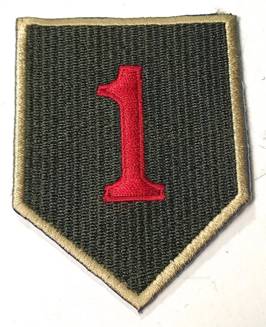 WWII US ARMY 1St "Big Red One" Infantry Division Sleeve Insignia Patch ...