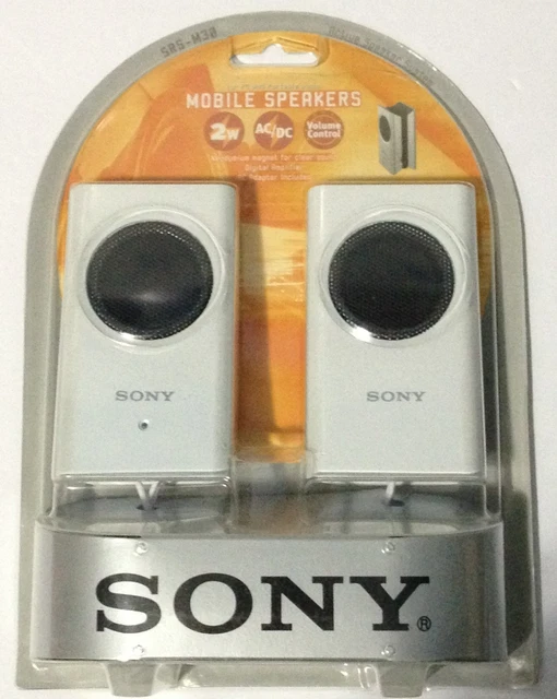 SONY SRS-M30 PORTABLE Active Speaker System for CD, MP3, Walkmans $119. ...