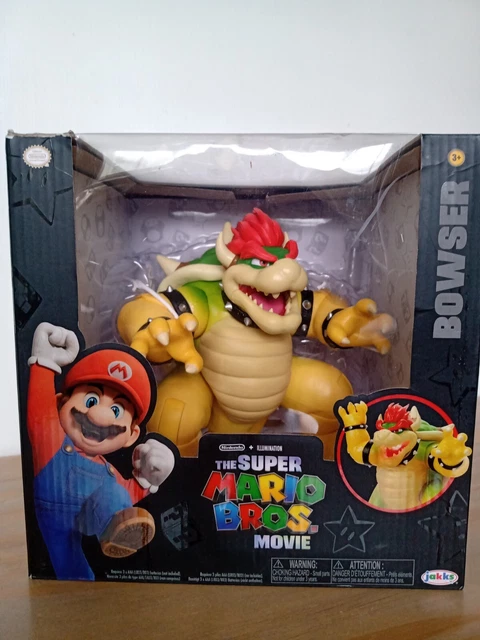 OFFICIAL SUPER MARIO Brothers Movie Fire Breathing Bowser 7" Figure In ...