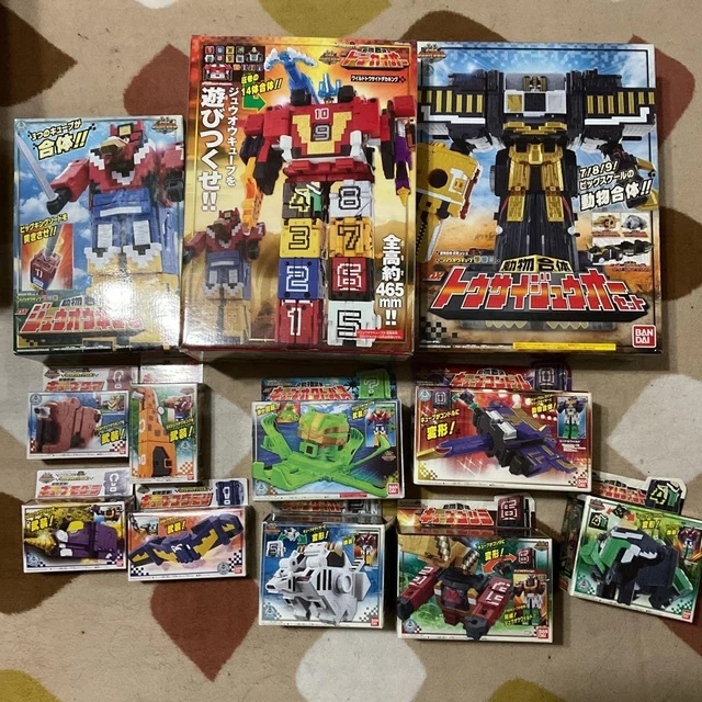 POWER RANGERS DOUBUTSU Sentai Zyuohger Cube Animal Megazord 12p set ...