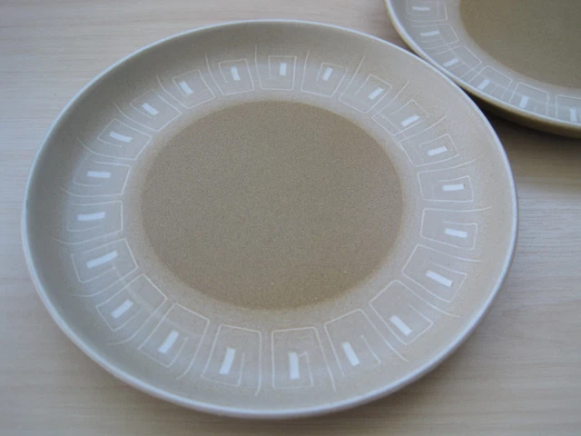 2 X 1960S 1970s Vintage Denby Pottery Ode Pattern Tea Side Plates MORE ...