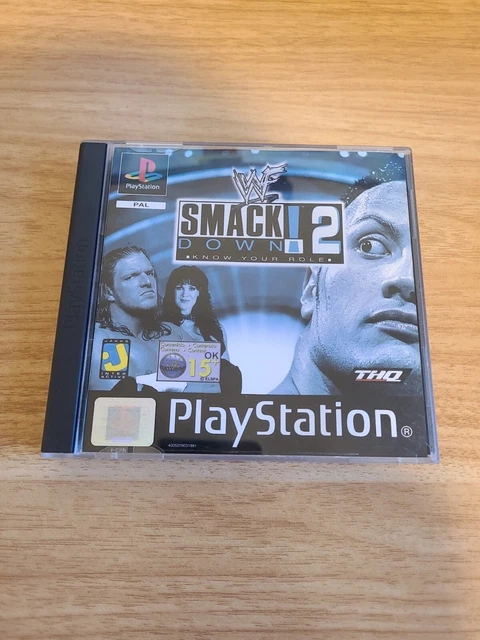 WWF SMACKDOWN 2: Know Your Role (Sony PlayStation 1, 2001) PS1 PAL £4. ...