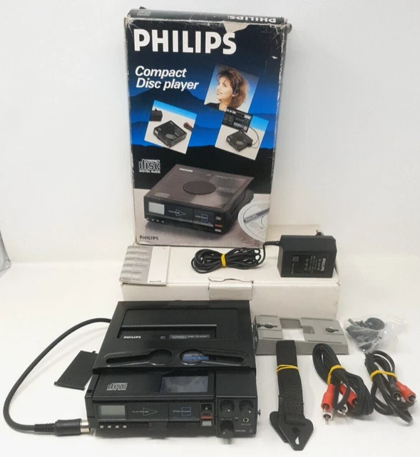 PHILIPS CD10 MKII/MK2 - Discman Compact disc Cd player - Boxed ...