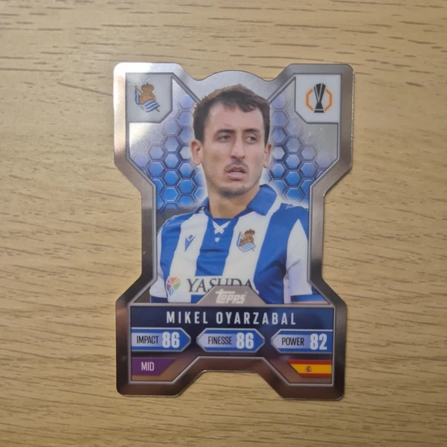 TOPPS MATCH ATTAX Extra 2025 Chrome Shield Mikel Oyarzabal Pro Elite topps-match-attax-extra-2025-chrome-shield-mikel-oyarzabal-pro-elite
