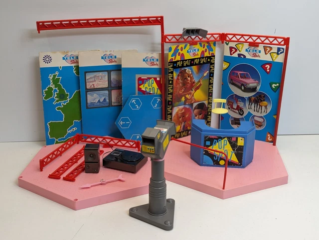 VINTAGE / RETRO Tele Sindy TV Studio Set 1985 - Incomplete £19.99 ...