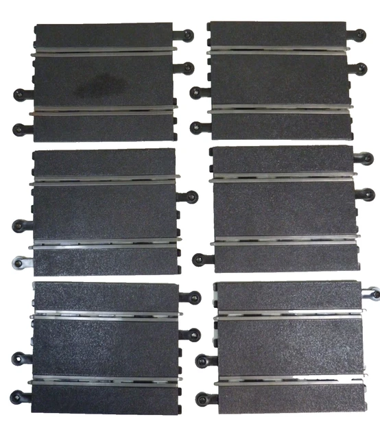 SCALEXTRIC TRACK PIECES Short Straights C159-0010 (x6) £6.95 - PicClick UK
